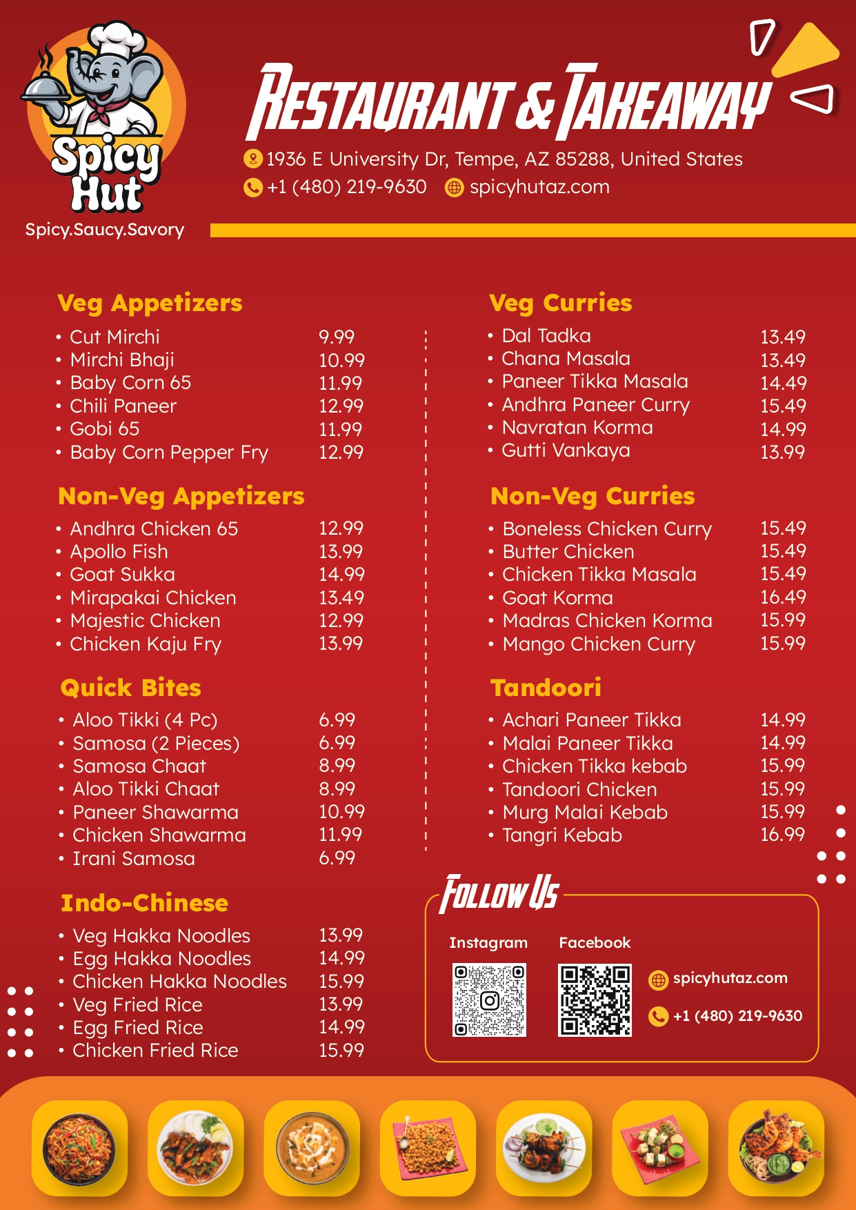 Menu - Spicyhutaz